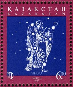 Stamp: Virgo (Kazakhstan(Star Signs) Mi:KZ 162,Sn:KZ 181,Yt:KZ 132,Sg ...