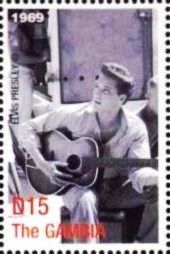 Stamp: Elvis Presley, 1969 (Gambia(Elvis Presley (2005)) Mi:GM 5459,Sn ...