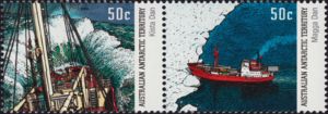 Stamp: "Kista Dan" and "Magga Dan" (pair) (Australian Antarctic ...