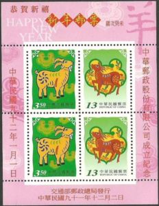 Stamp: Chunghwa Post (Taiwan (Republic of China)(Establishing of ...