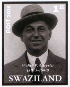 Stamp: Walter P. Chrysler (Eswatini (Swaziland): Illegal Stamps(Retro ...