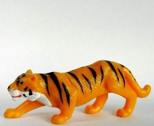 Meal Toy: Tiger (Kinder Surprise, Europe) (Kinder - Natoons - Jungle ...