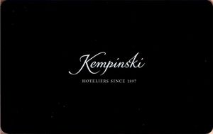 Tarjeta de hotel: Kempinski Hotel Fleuve Congo (Kempinski, Congo, República Democrática ...
