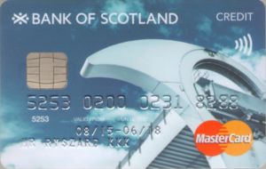 Bank Card: Bank of Scotland (Bank Of Scotland, United Kingdom of Great ...
