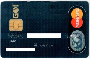 Bank Card: GO Black (Kazkommertsbank, KazakhstanCol:KZ-MC-0005