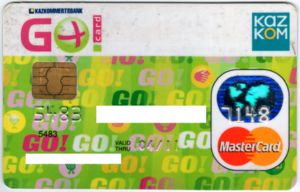 Bank Card: GO Card (Kazkommertsbank, KazakhstanCol:KZ-MC-0008.01