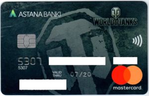 Bank Card: World of Tanks (Astana Bank, KazakhstanCol:KZ-MC-0010