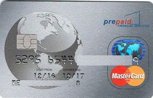 Bank Card: Mastercard Prepaid (Prepaid Financial Services Limited ...