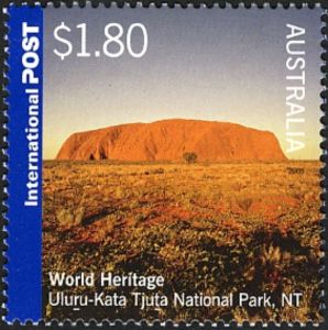 Stamp: Uluru (Australia(World heritage) Mi:AU 2444,Sn:AU 2375,Yt:AU ...