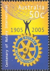 Stamp: Centenary of Rotary International (Australia(Centenary of Rotary International) Mi:AU ...