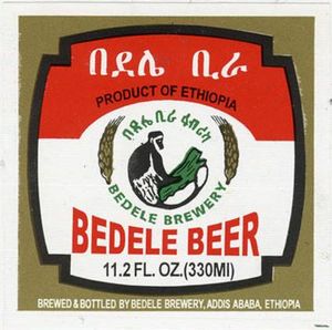 Etiqueta de bebida: Bedele Beer (Bedele Brewery, EtiopíaCol:ET-BEER-000039