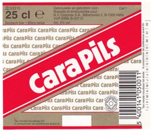Drink Label: CaraPils (Alken-Maes S.A., BelgiumCol:BE-BEER-019418