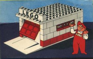 Lego Set: Garage with Automatic Door (White base and door frame ...