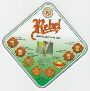 Drink Label: Rebel (Pivovar Havlíčkův Brod, Czech RepublicCol:CZ-BEER ...