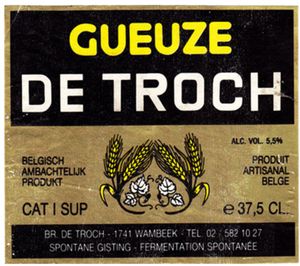Drink Label: Gueuze De Troch (Brouwerij De Troch, BelgiumCol:BE-BEER-019536