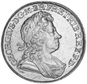 Coin: 1 Crown (George I) (United Kingdom of Great Britain & Northern ...