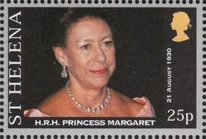 Stamp: 70th birthday of Princess Margaret (Saint Helena(Royal Birthdays ...