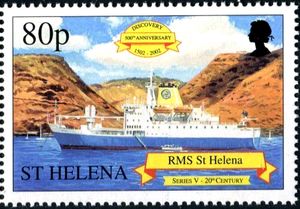 Stamp: "St. Helena II" (mail ship) (Saint Helena(500th Anniversary of ...