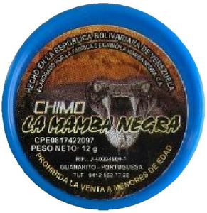 Cigarette Pack: Chimo Mamba Negra (VenezuelaCol:VE-TO-0025