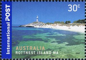 Stamp: Rottnest Island, Western Australia (Australia(International Post ...