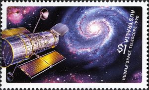 Stamp: Hubble Space Telescope, 1990 (Australia(Stamp Collecting Month ...
