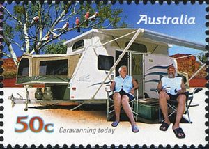 Stamp: Caravans - Today (Australia(Caravanning through the years) Mi:AU ...