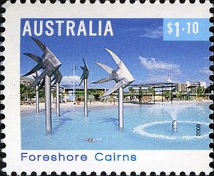 Stamp: Foreshore, Cairns (Australia(Tourist Precincts) Mi:AU 3070,Sn:AU ...