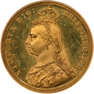 コイン: 1 Sovereign (Victoria) (イギリス(1837~1901 - 7th Queen Victoria) WCC:km767