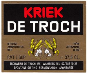 Drink Label: Kriek De Troch (Brouwerij De Troch, BelgiumCol:BE-BEER-019587