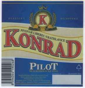 Drink Label: 0-05 Konrad Pilot (Pivovar Konrad Vratislavice nad Nisou ...