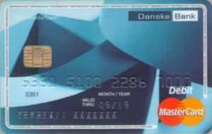 Bank Card: MasterCard Debit (Danske Bank, LithuaniaCol:LT-MC-0015