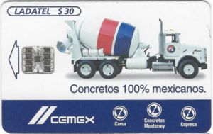 Phonecard: Cemex Revolvedora (Telmex - Ladatel, Mexico(05 - Apasco ...