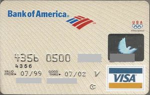 Bank Card: Bank of America (Bank of America, United States of ...