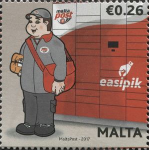Stamp: Easipik Service (Malta) (Postal Uniforms) Mi:MT 1959,Yt:MT 1871 ...