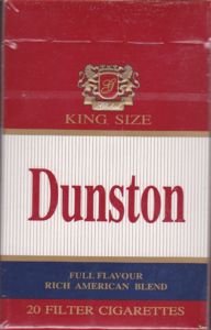 Cigarette Pack: Dunston (United States of AmericaCol:US-CT-0219