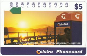 Phonecard: Telstra Payphones-Sunset (Telstra, Australia(Telstra ...
