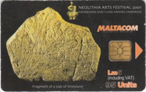 Phonecard: Neolithia Art Festival (Maltacom, Malta) (Chip Cards) Col:MT ...