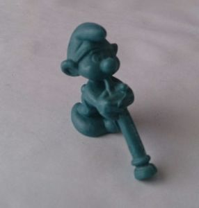 Meal Toy: Flautist Smurf (Non-Food, Europe) (The Smurfs) Col:OMO-1983-0005