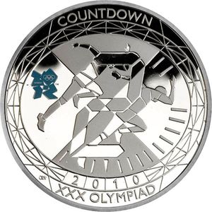 Coin: 5 Pounds (Countdown to London 2012 - "2" - Silver edition ...