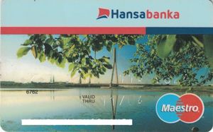 Bank Card: Hansabanka (Hansabanka, LatviaCol:LV-MS-0061