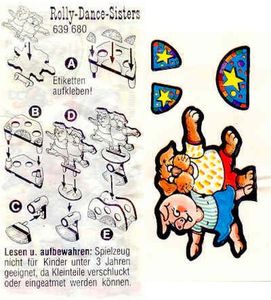 Meal Toy: Rolly-Dance-Sisters (Kinder Surprise, Germany, Federal ...