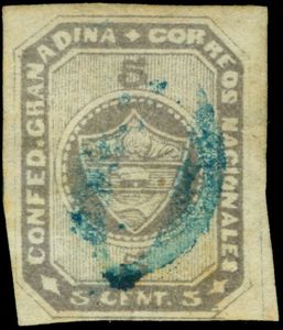 Stamp: Coat of Arms (Colombia(Grenadine Confederation) Mi:CO 6a,Sn:CO ...