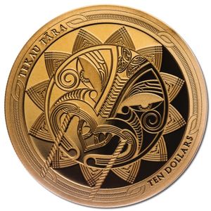 Coin: 10 Dollars (Maui and the Sun - Tama Nui-te-Ra) (New Zealand ...