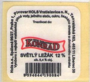 Drink Label: Sud12-04 Konrad (Pivovar Konrad Vratislavice nad Nisou ...