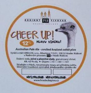 Drink Label: Cheer Up! (Rodinný pivovar 713 Hradec Králové, Czech ...