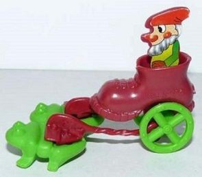 Meal Toy: Frog cart (Kinder Surprise, Europe(Kinder - Animal carriages ...