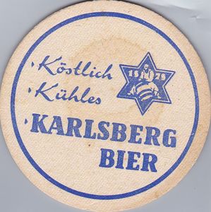 Beer Coaster: Karlsberg (Karlsberg Brauerei GmbH (Schörghuber), Germany ...