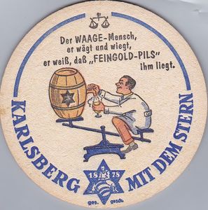 Beer Coaster: Karlsberg (Karlsberg Brauerei GmbH (Schörghuber), Germany ...