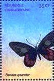 Stamp: Lysander Cattleheart (Parides lysander) (Central African ...
