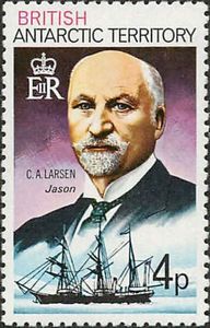 Stamp: Carl Anton Larsen (1860-1924) (British Antarctic Territory (BAT ...